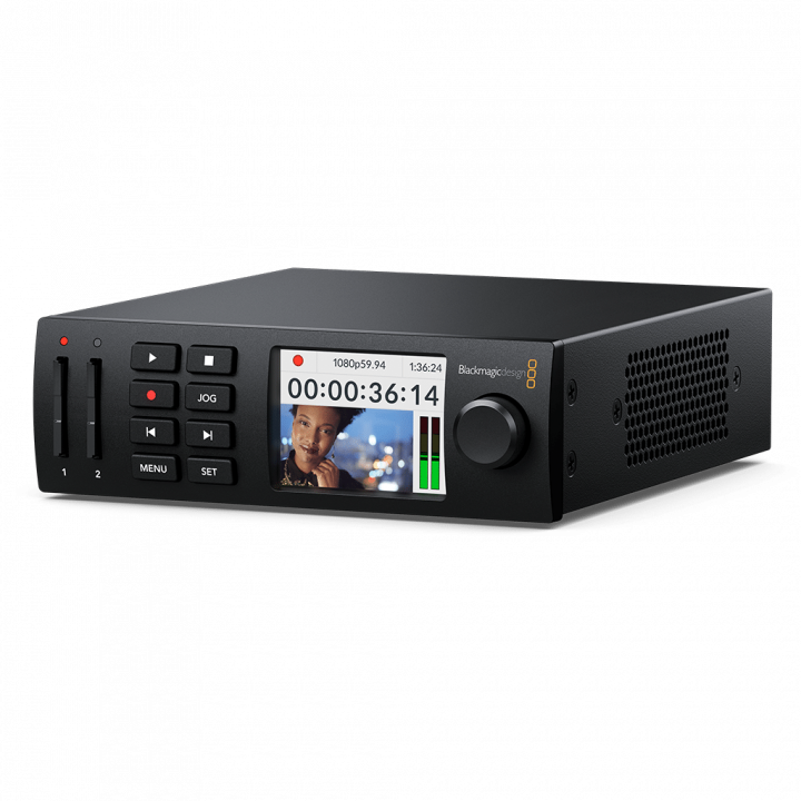 Blackmagic HyperDeck Studio Mini - Brilliant sound&light
