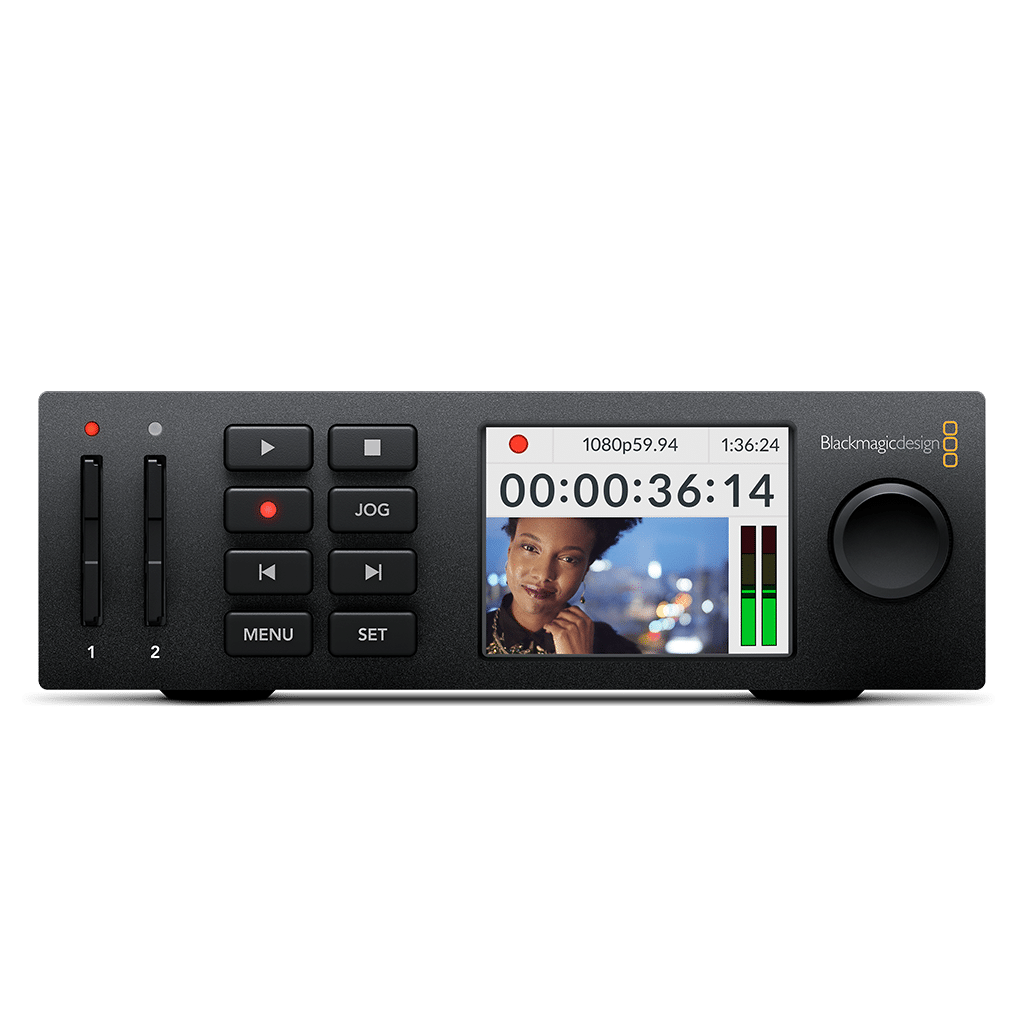 Blackmagic HyperDeck Studio Mini - Brilliant sound&light
